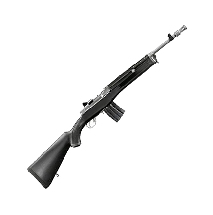 Ruger Mini-14 Ranch Semi-Auto Rifle with Threaded Barrel and Flash ...